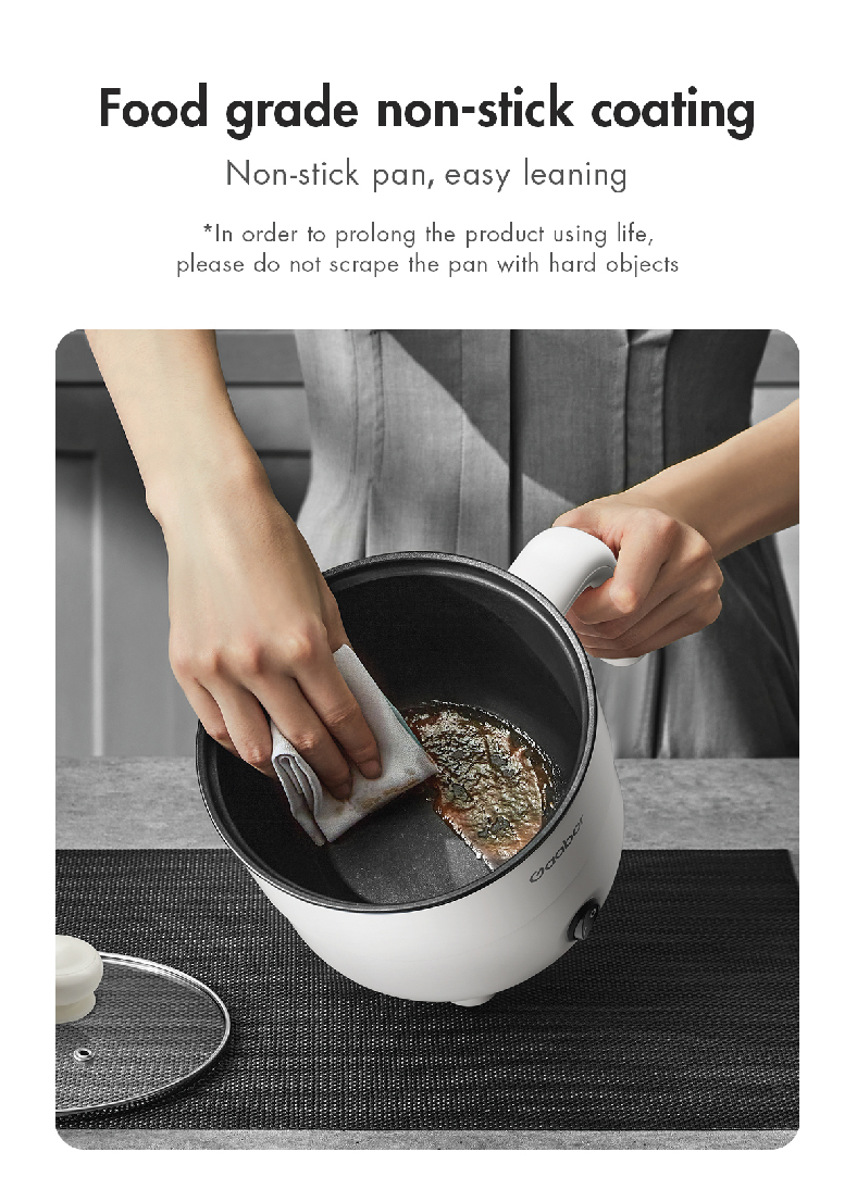Gaabor Multi-Functional 1.8L Non-sticky Coating Cooker EC-18M01A ...