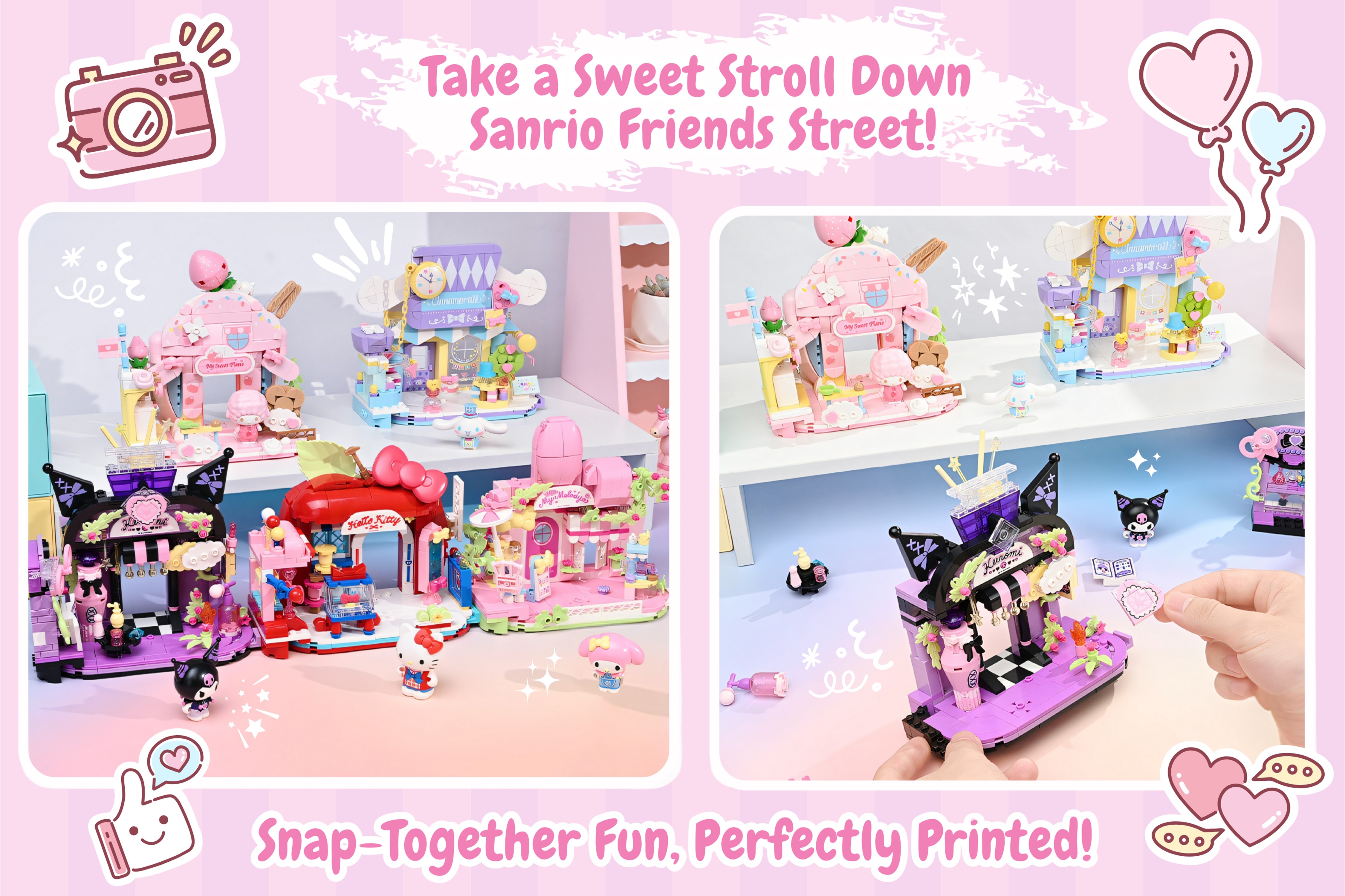 Keeppley Sanrio Street View Season 2 Kuromi Enchanted Scent Boutique ...