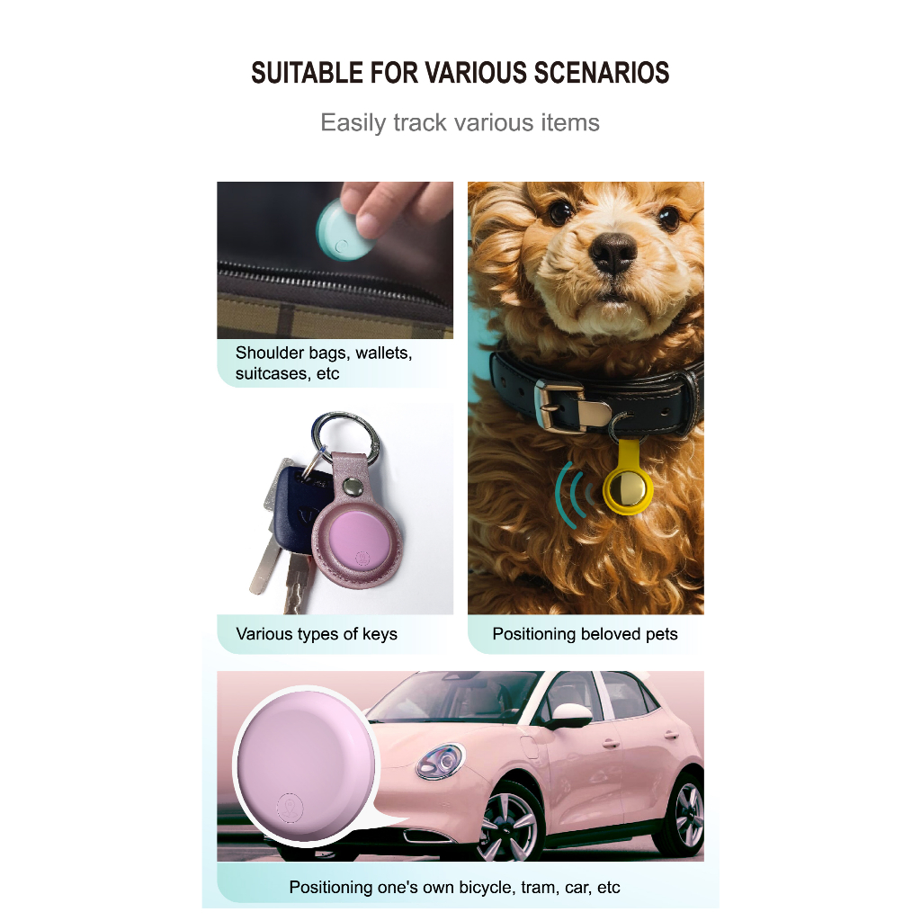 Smart GPS Tracker Mini Tag Smart Track Link Smart Tag For IOS Apple ...
