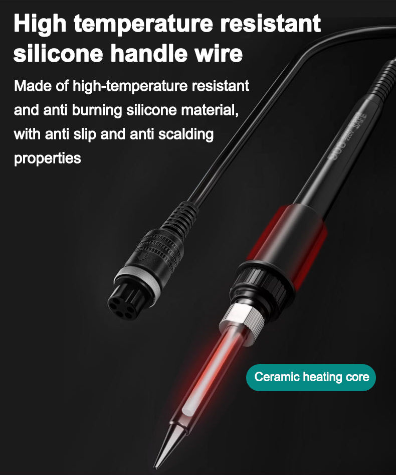 Soldering Station 2 in 1 Soldering with LCD Digital Display Iron Heat ...