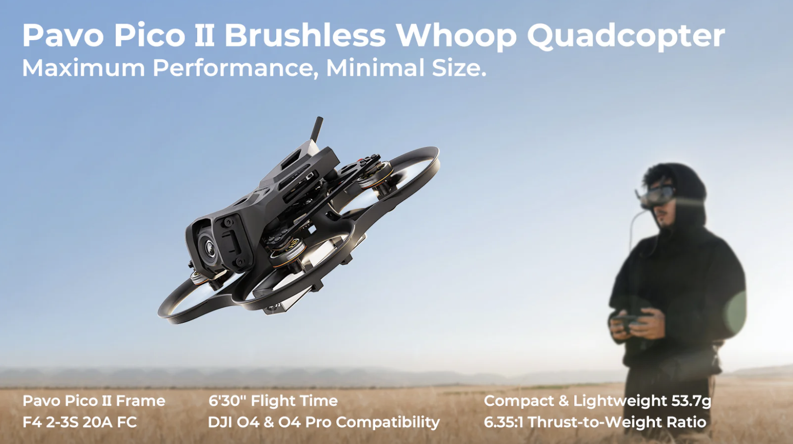 BetaFPV Pavo Pico II Brushless Whoop Quadcopter (PNP Version) | Shopee ...