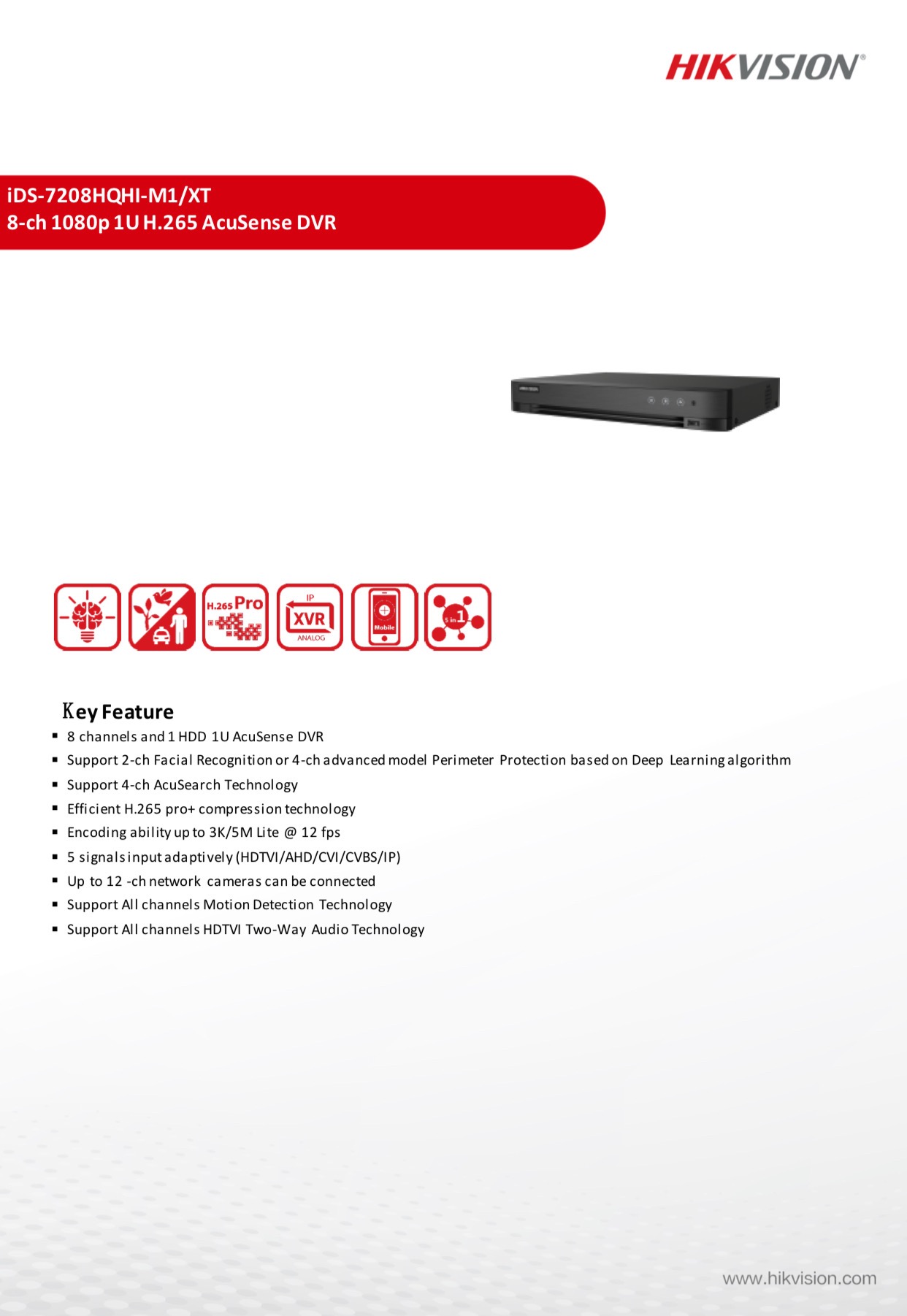 HIK HIKVISION 5MP 8CH CCTV FULL COMPLETE SET 2 Two Way Talk Audio DVR ...