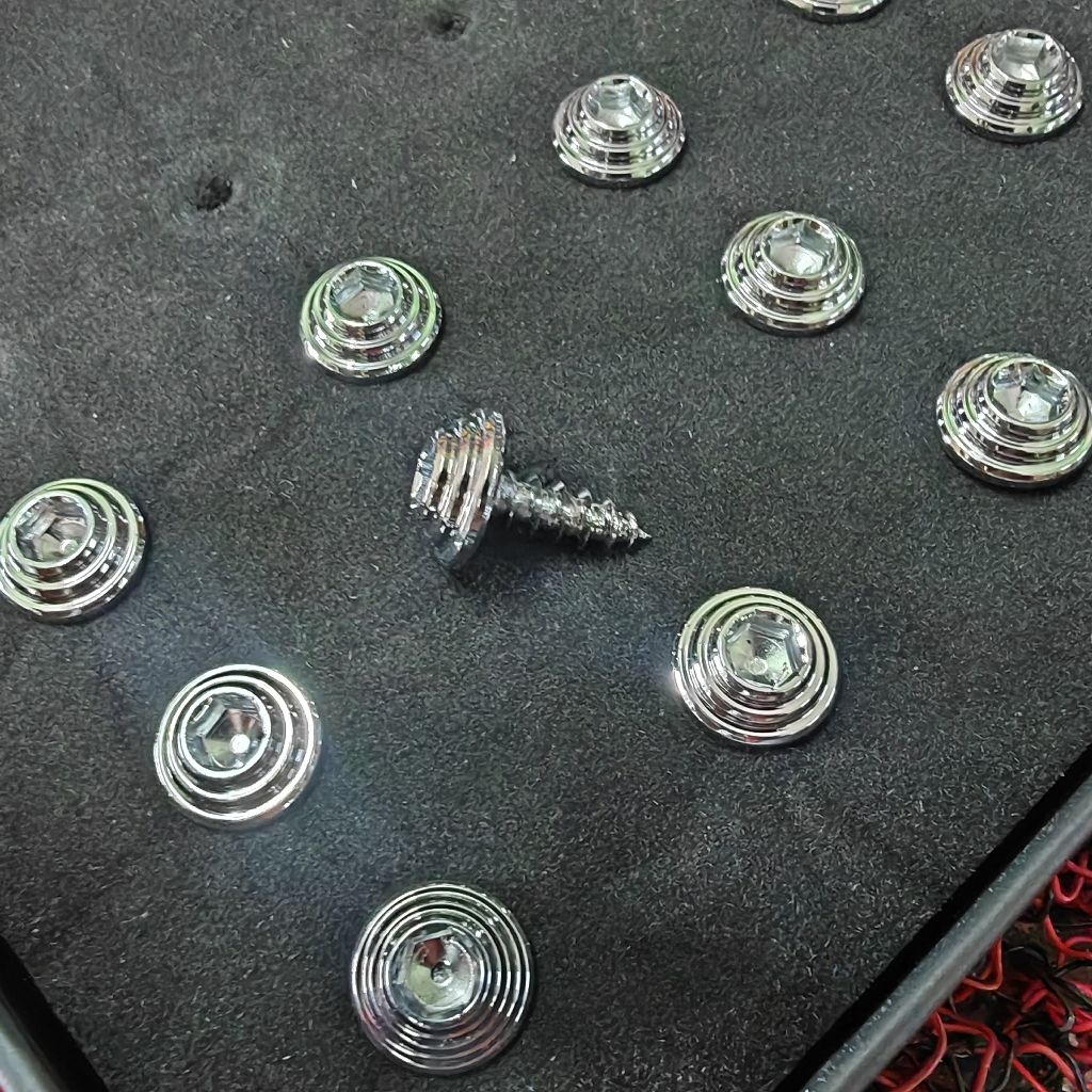 LC LC135 V1 FULL SET COVER SKRU 30PCS SCREW M5X15 MJL GOLD / CHROME ...