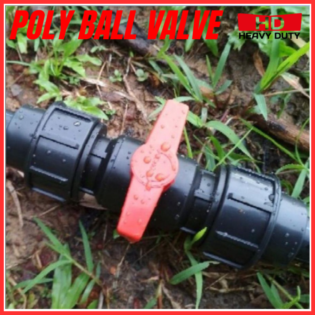 HDPE Poly PP Compact Heavy Duty Poly Ball Valve Compression Ball Valve ...