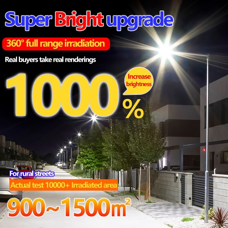 Lampu Solar 150000W Street Light Solar Waterproof IP67 Light Solar ...