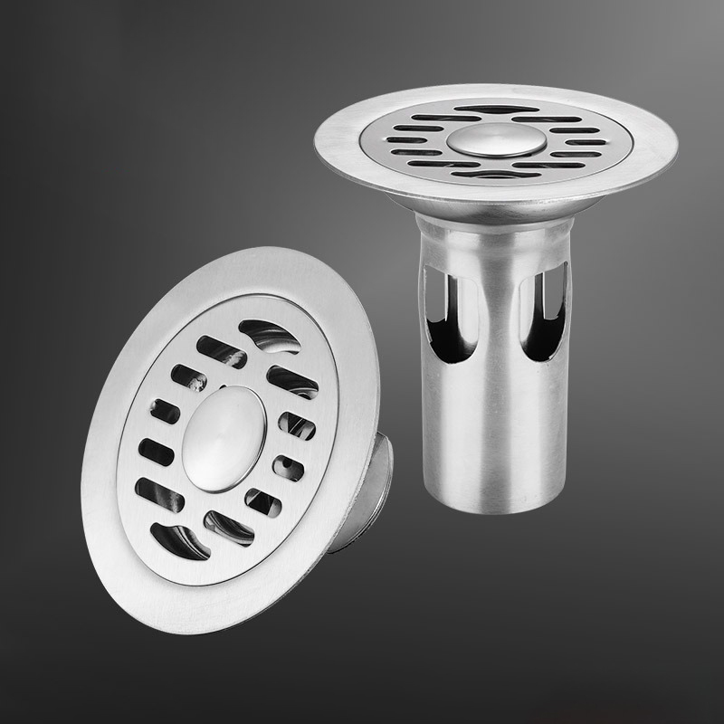 Stainless Steel Floor Drain Cover With Grid Grate Cover Backflow ...