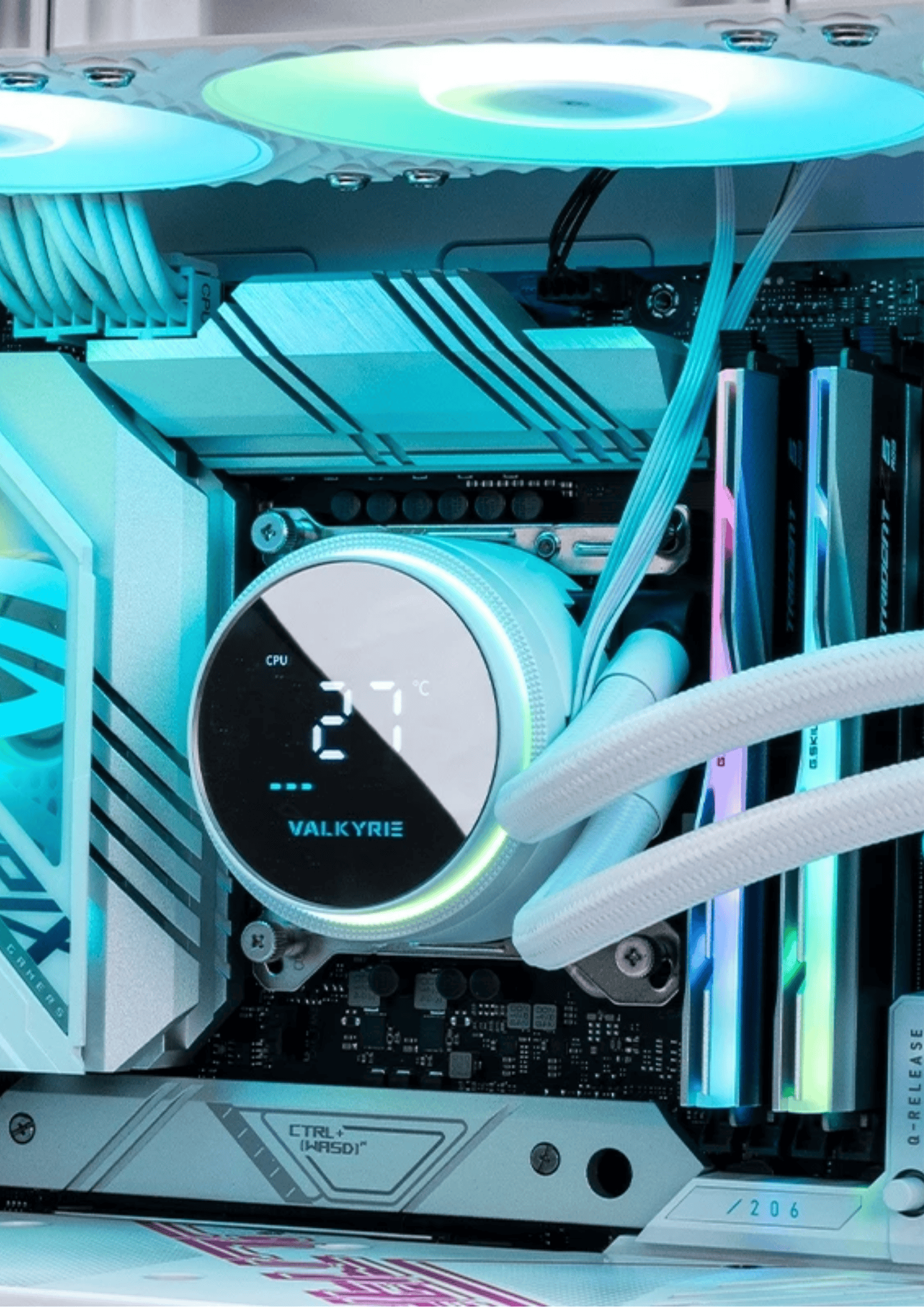 {READY STOCK} VALKYRIE GLA-240/GLA-360 AIO LIQUID COOLER LED DIGITAL ...