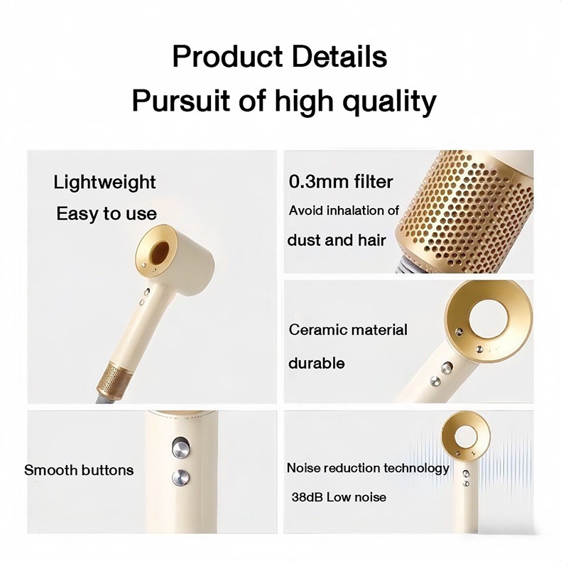 High Speed Hair Dryer Pengering Rambut Mini Blower Straightener Hair ...