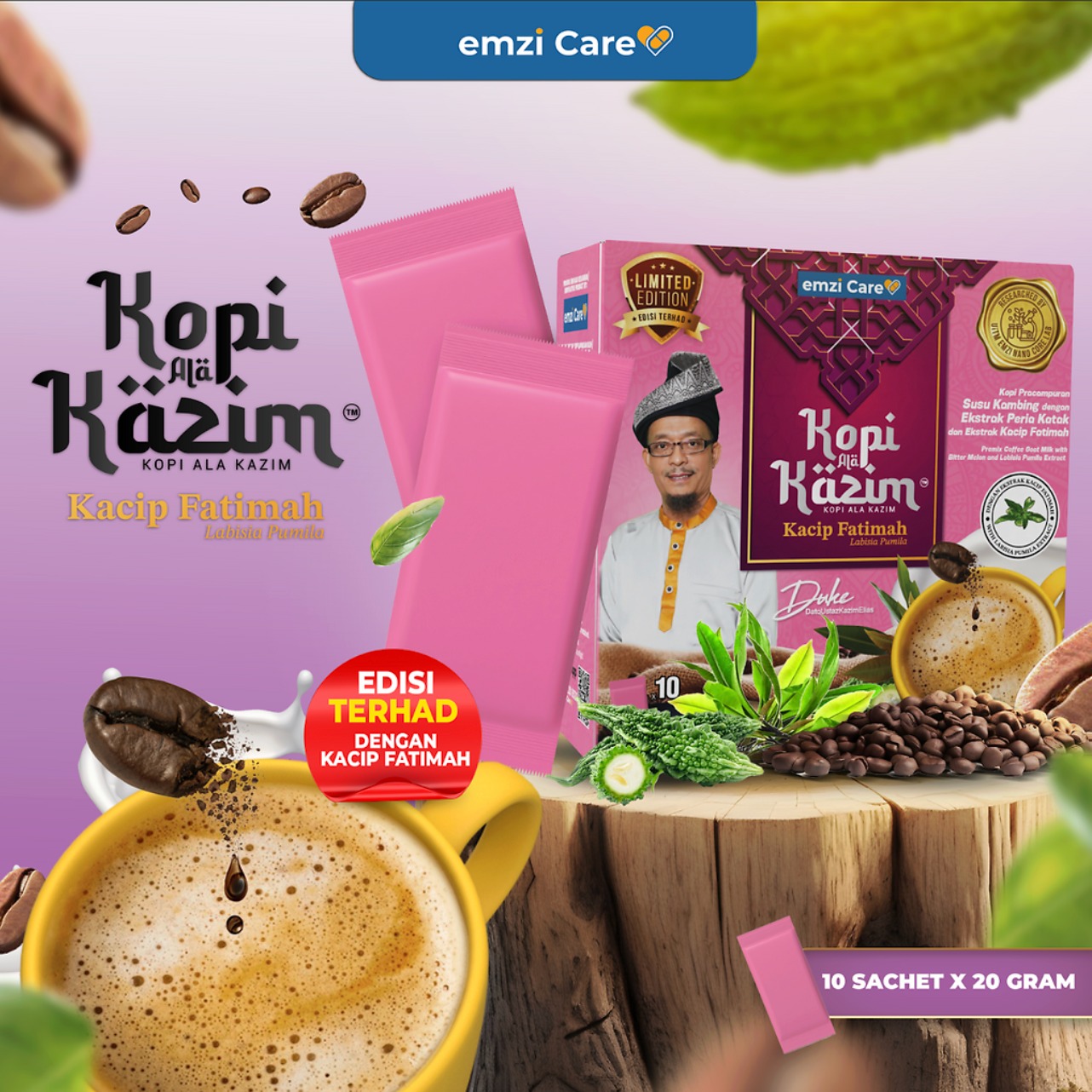 New Kopi Ala Kazim Original dari Emzi Care HQ Resepi Emas Ustaz Kazim ...