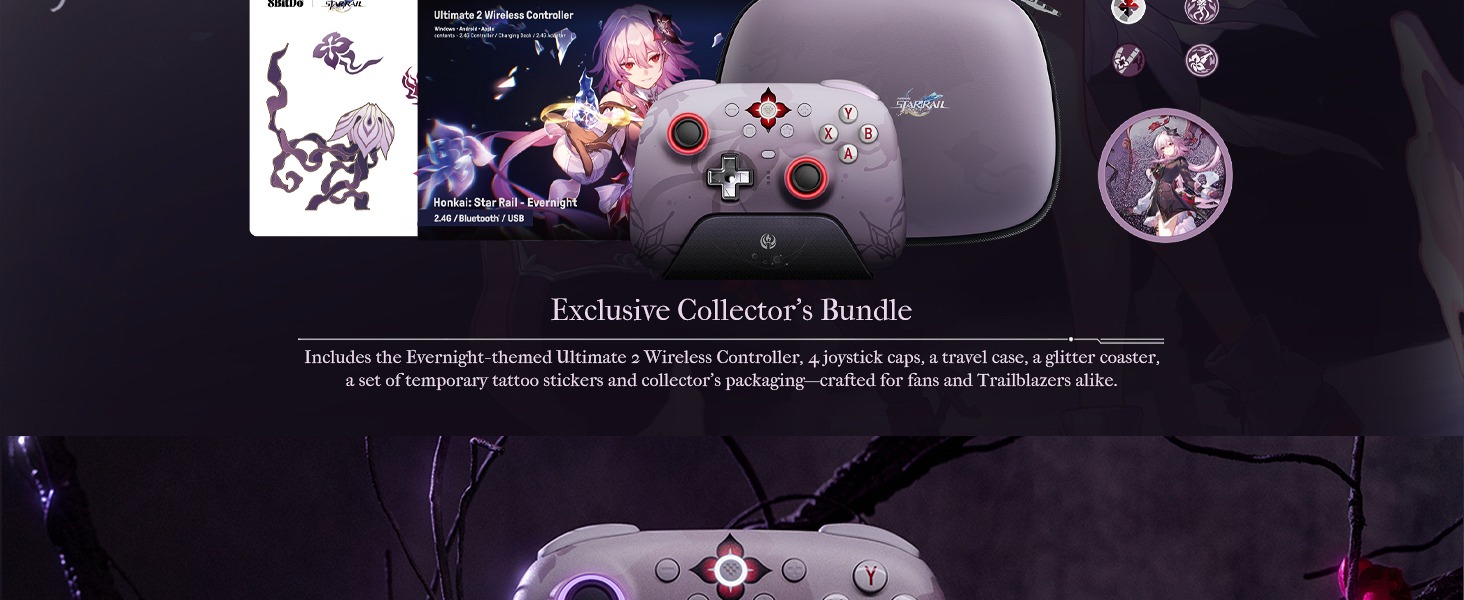 【CNY SALE】8BitDo Ultimate 2 Wireless Controller x Honkai: Star Rail ...