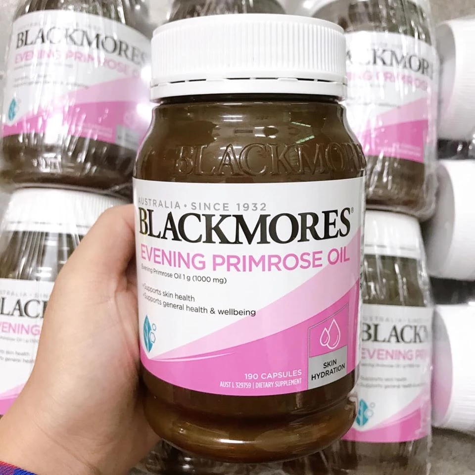 Blackmores EPO Evening Primrose Oil 1000MG 190 Capsules Softgel For ...