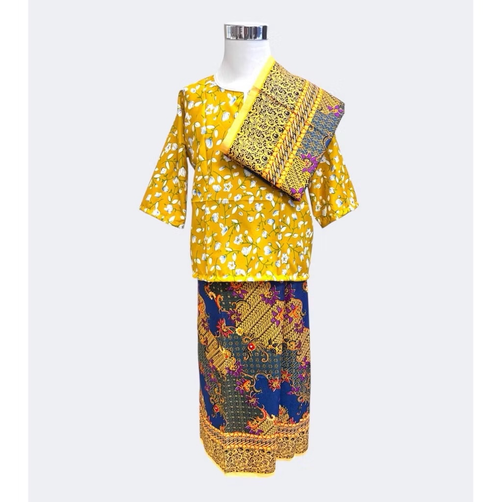 BAJU OPAH BUDAK ( Set 2 + 1) Baju + Kain Batik Budak PERCUMA KERUDUNG RANDOM Opah Kids Wear ...