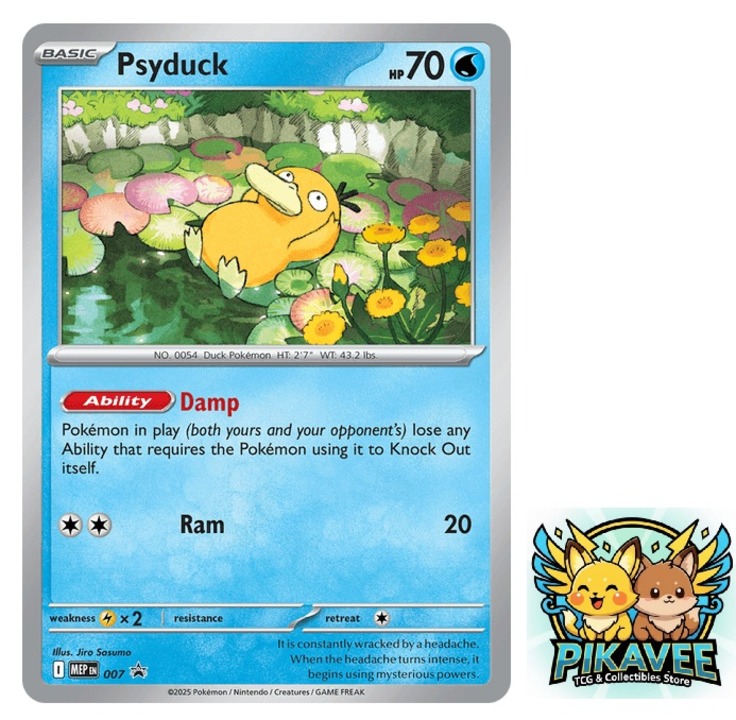 Pokemon TCG - Psyduck ME01 Promo #7 | Shopee Malaysia