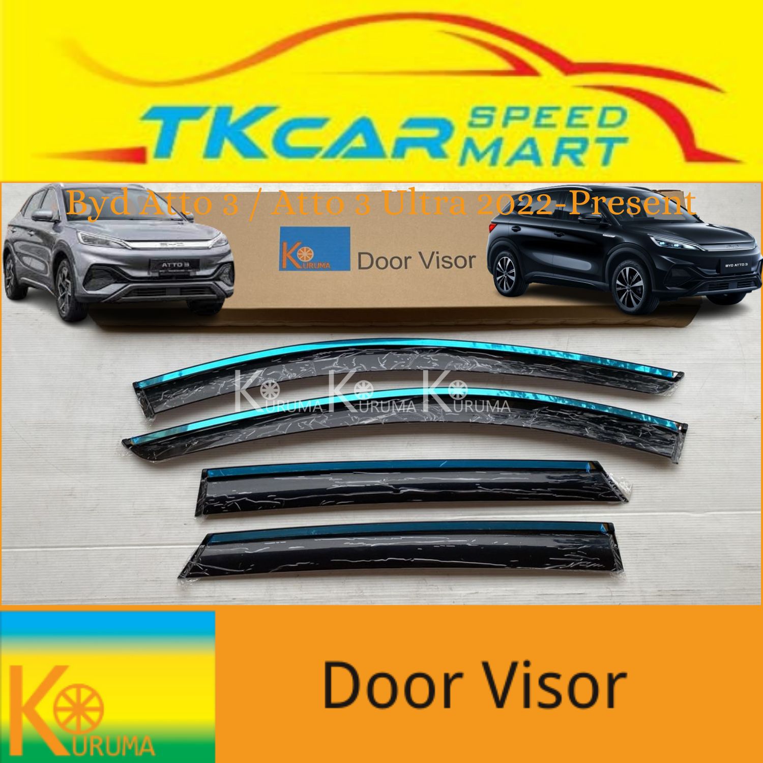 [READY STOCK] BYD ATTO 3 / BYD ATTO 3 ULTRA 2022-PRESENT ( KURUMA ...