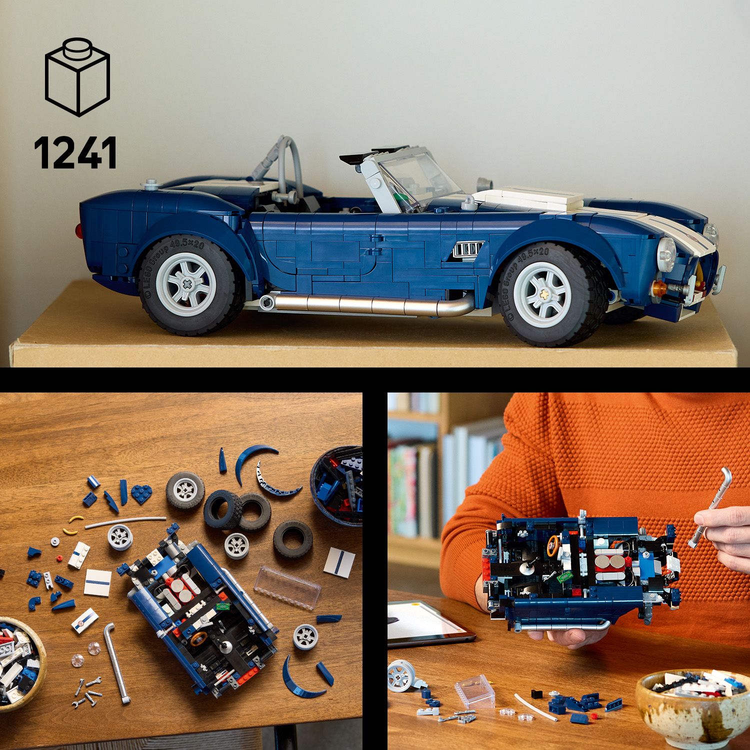 LEGO Icons 10357 Shelby Cobra 427 S/C (1241 Pieces) | Shopee Malaysia