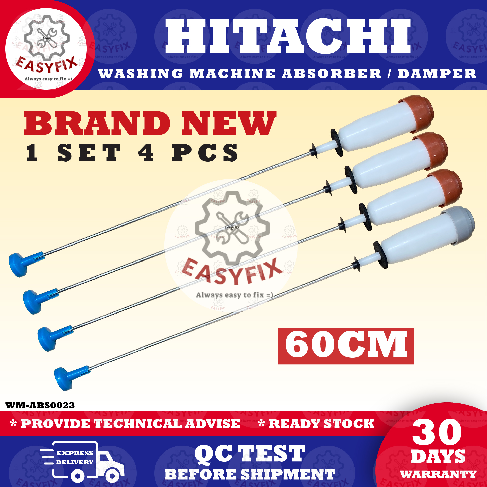 (60CM) HITACHI Washing Machine Absorber (DAMPER) Suspension Rod ...