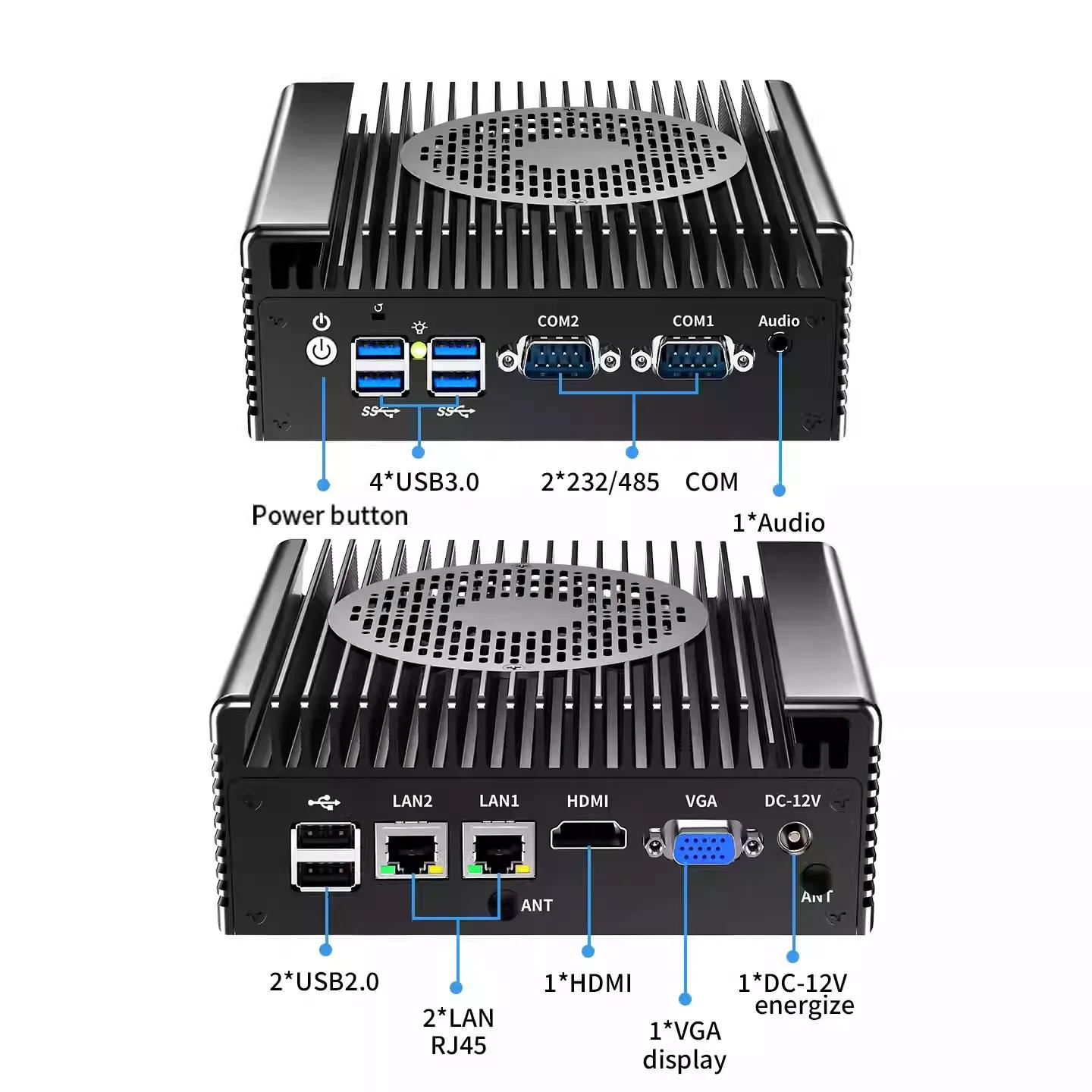 SZBOX R12 Intel i3-1215U/i5-1235U/i7-1255U soft router DDR4 3200Mhz ...