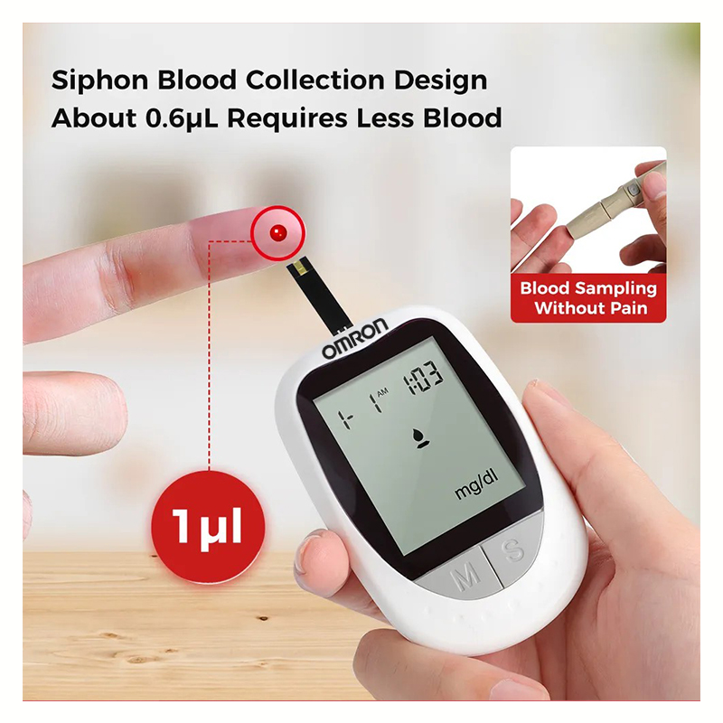 Omron Blood Glucose Meter Completesetofblood sugar ...