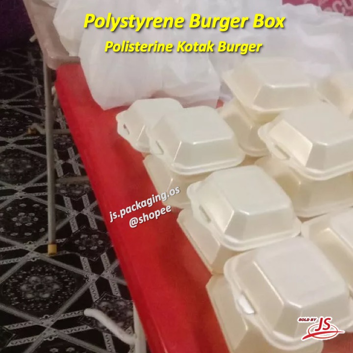 Bekas Polisterin Kotak Bungkus Burger Polystyrene Foam Burger Box ...