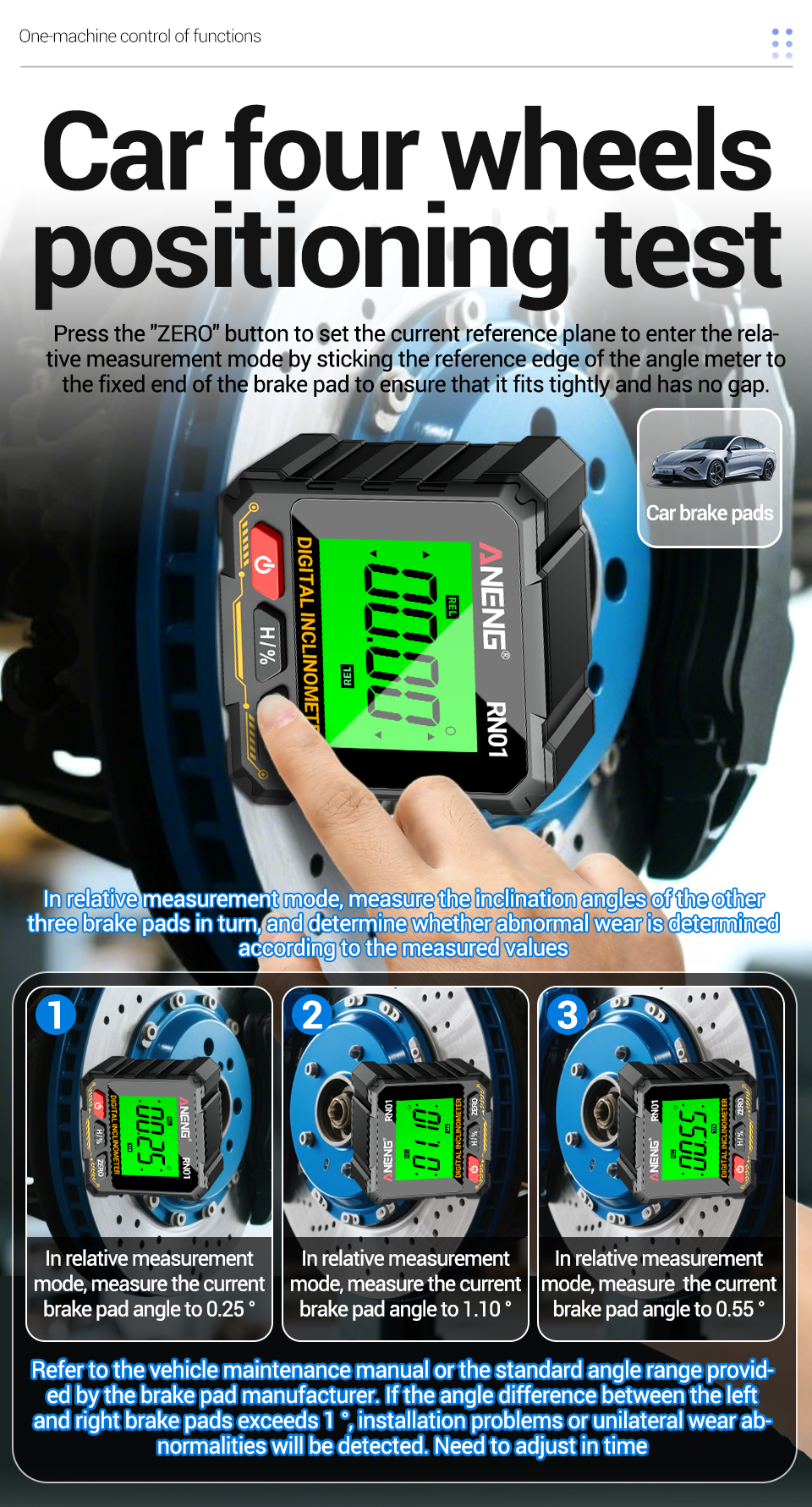 Multifunctional Digital Inclinometer Smart Digital Protractor Mini ...