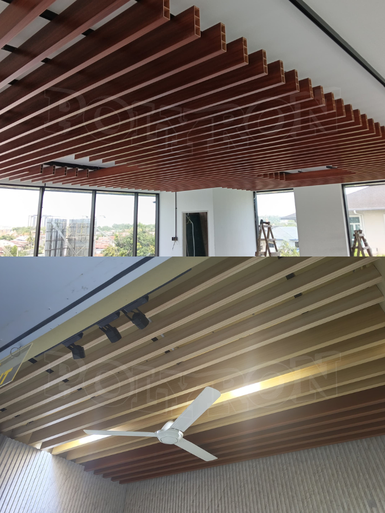 (DISPLAY ONLY) 100MM/150MM/200MM PVC Baffle/Box Ceiling | Modern Wall ...