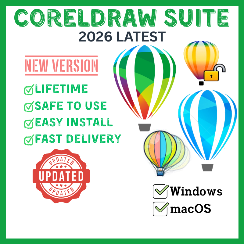 CorelDRAW Graphics Suite / Technical Suite Full Set 2026 Latest with ...