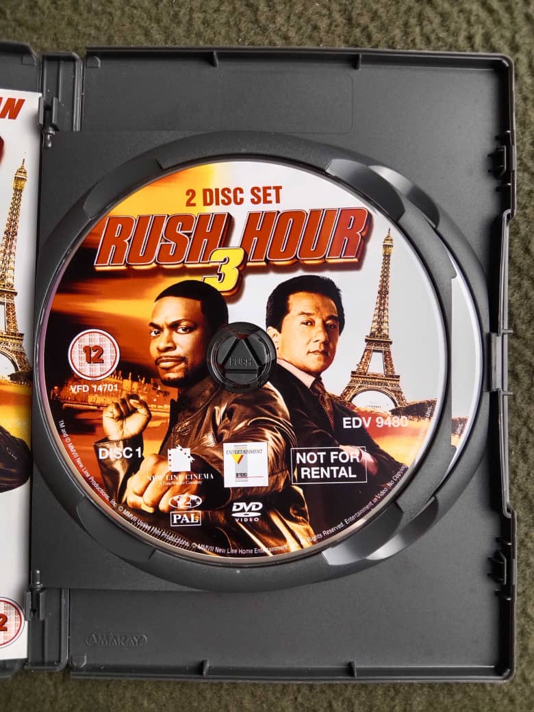 RUSH HOUR 3 DVD MOVIE 2 DISC | Shopee Malaysia