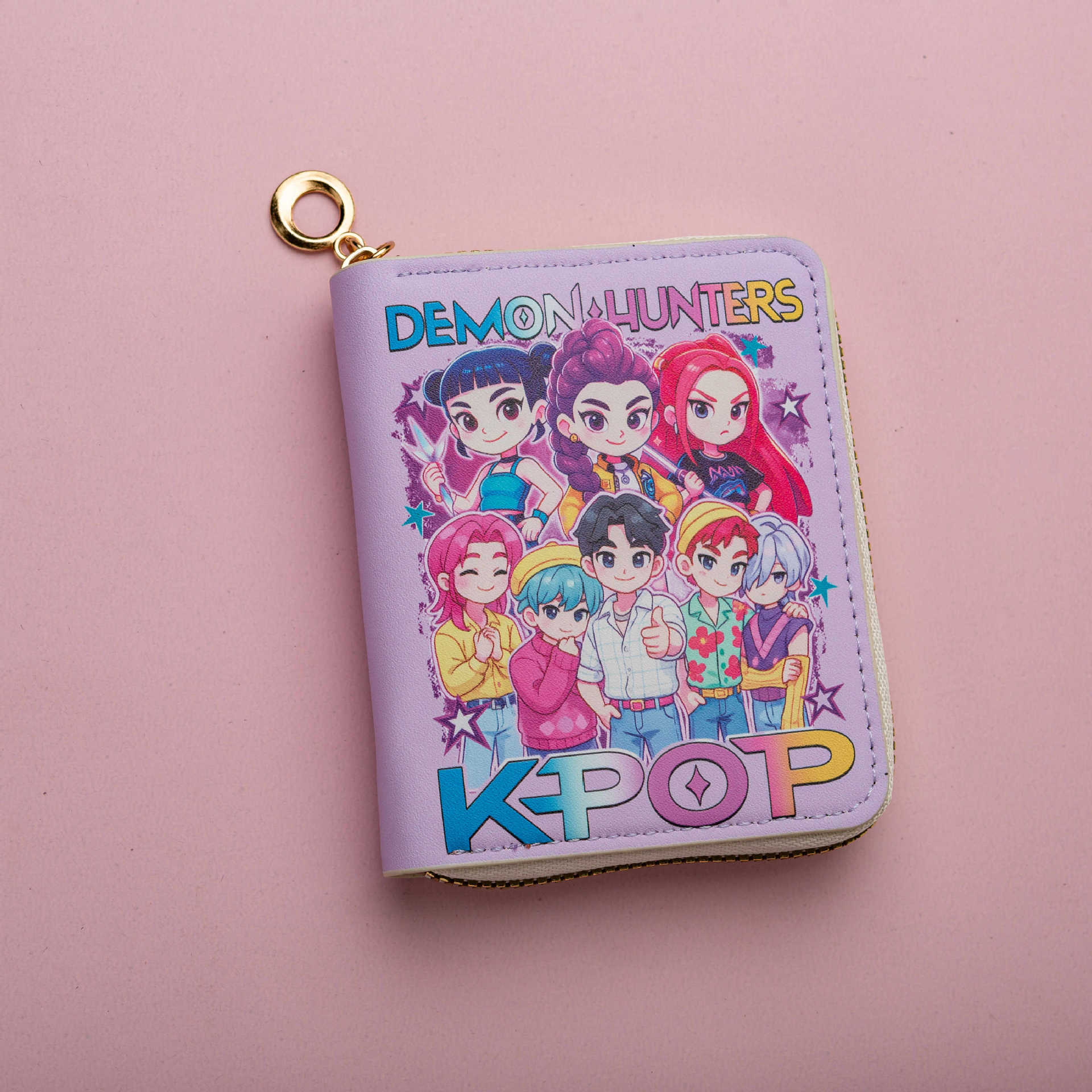 Wallet zip pocket card Huntrix Kpop demon hunters Girl coins Money Bag ...