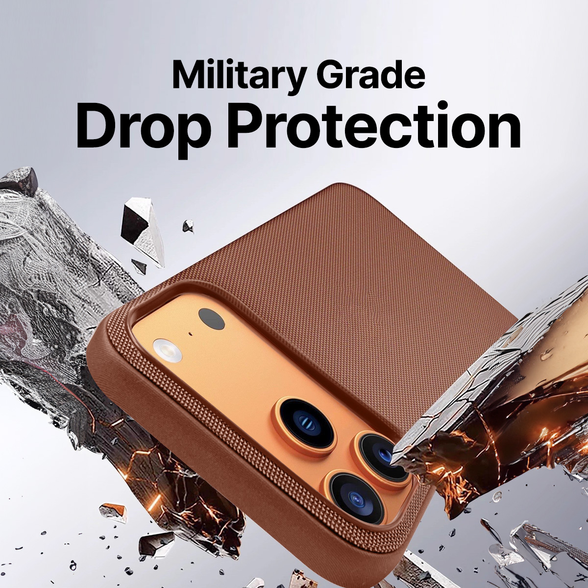 (MY) LionShield iPhone 17 Pro Max/17 Pro/17 Magnetic Casing FineWeave ...