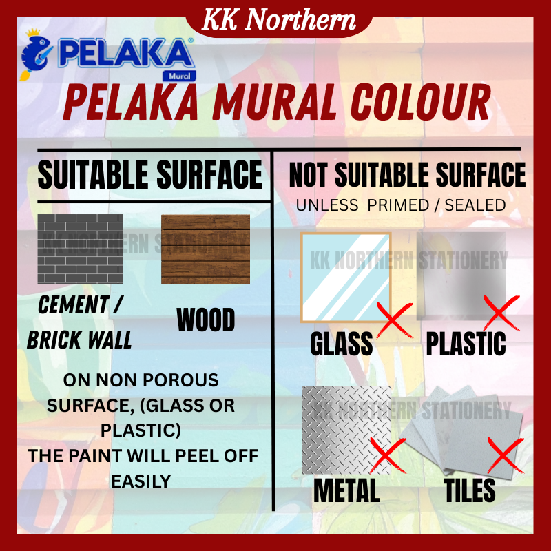 Pelaka Mural Colour Paint 1 kg Poster Colour 1KG (NORMAL COLOR ...
