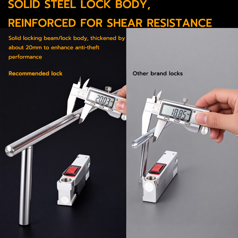 Fork Lock Heavy Duty Security Chain Lock Motorcycle Motosikal Motor ...