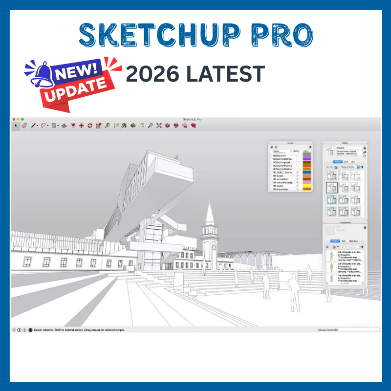SketchUp Pro 2026 Latest with Installation Tutorial (macOS) | Shopee ...