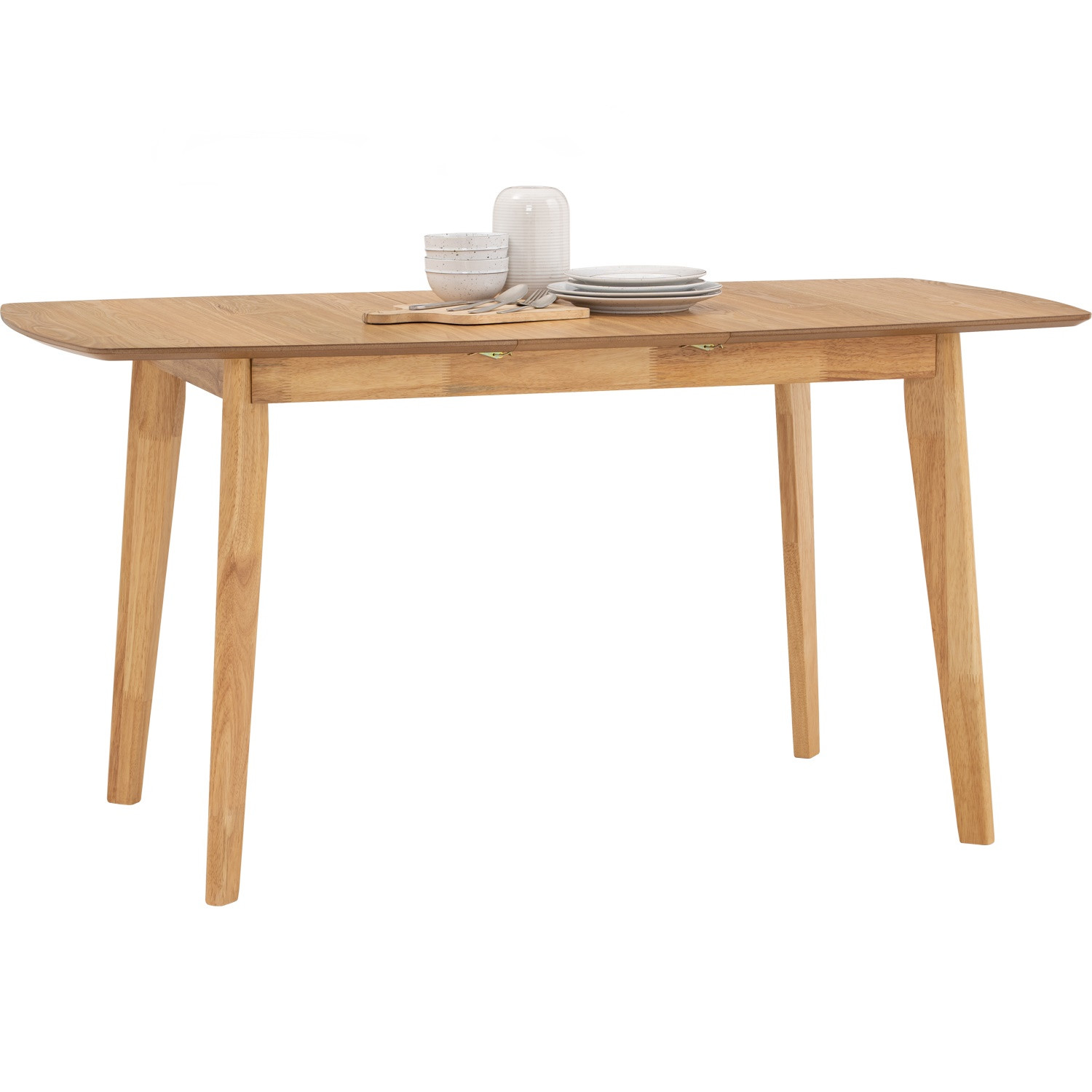 Furniture Direct ARTHUR 120+30cm Solid Wood Butterfly Extension Dining ...