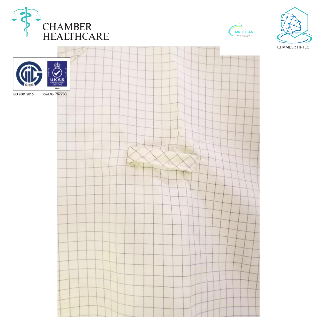 Chamber's ESD Cleanroom Smock [Design: Normal; Collar: Wing Style ...