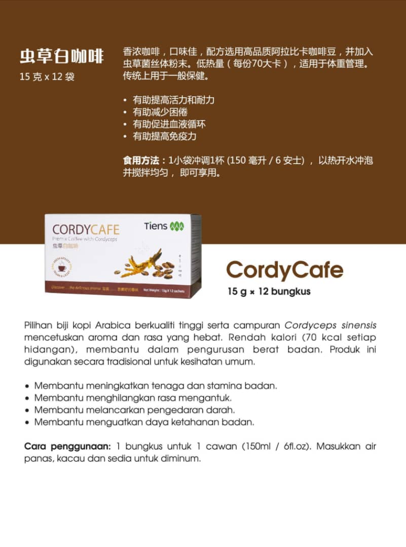 KOPI JANTAN ORIGINAL CORDYCEPS CORDY COFFEE KOPI PEJUANG TAHAN LAMA ...