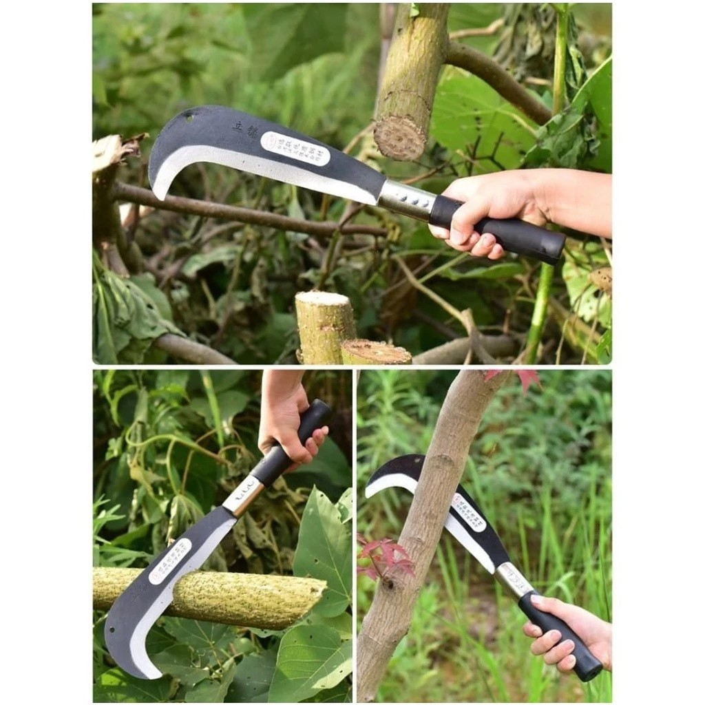 MOSIKEN Parang Kebun Heavy Duty Tajam Keluli Mangan 3mm Stainless Untuk ...