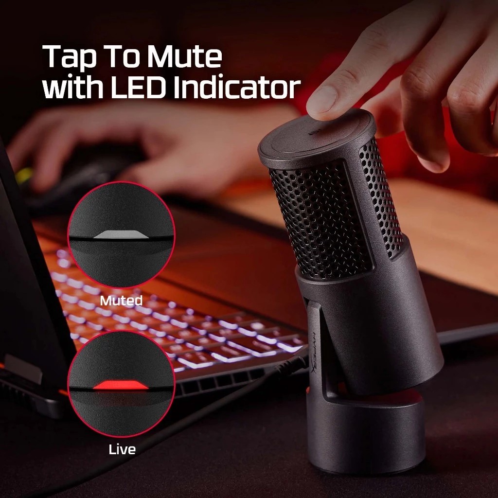 HYPERX HYPER-X SOLOCAST 2 USB MICROPHONE FOR GAMERS AND CREATORS WITH ...