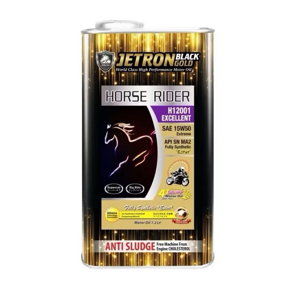 JETRON 10W40 ~ 10W50 ~ 15W50 4T MOTORCYCLE ENGINE OIL SN FULLY ...