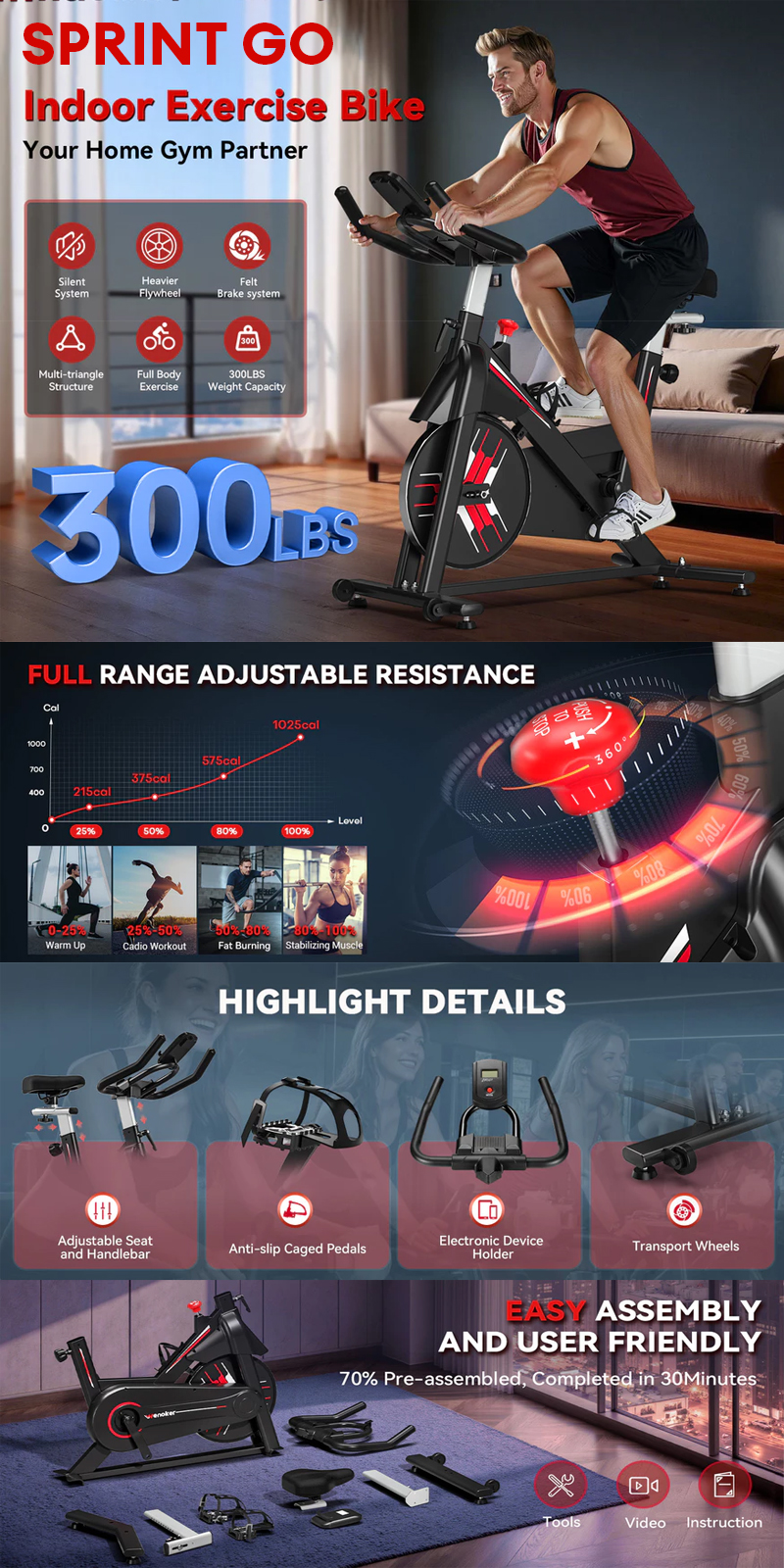 Spinning Bike Smart Bike Indoor Cycling Indoor Exercise Fitness Bike ...