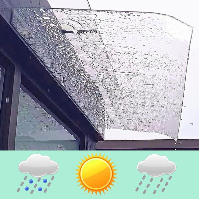 Awning Roof Outdoor Invisible Canopy Eaves Balcony Patio Cover Rain ...