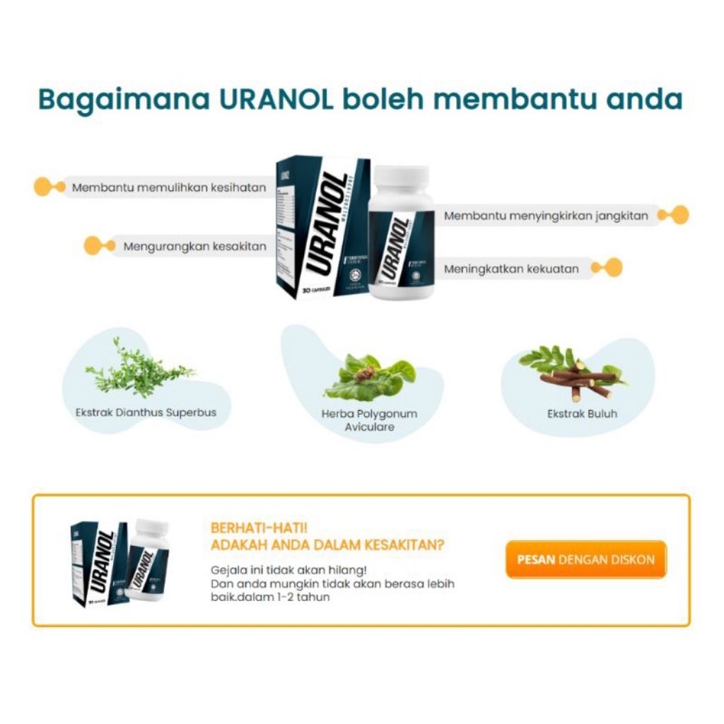 Uranol original prostate recovery | Shopee Malaysia