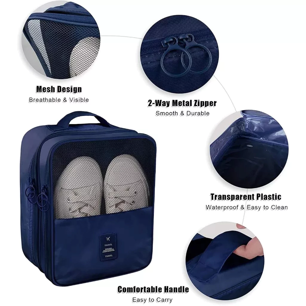 High Quality Portable Travel Shoe Bag Waterproof Shoe Organizer ...
