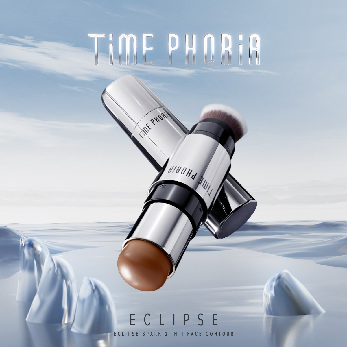 TIMEPHORIA Eclipse Spark 2 in 1 Face Contour Highlighter Cream To ...