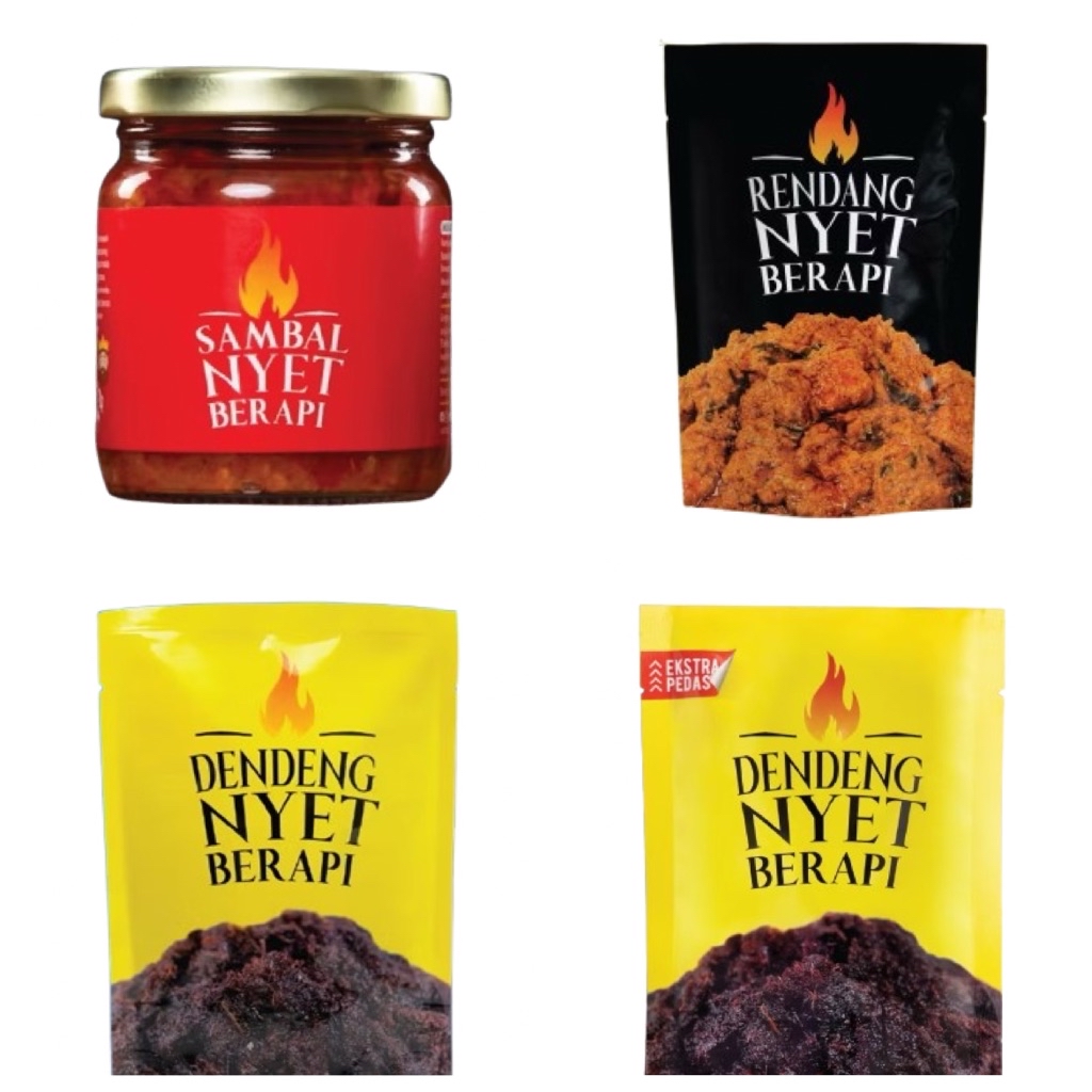 [RESELLER] RENDANG NYET BERAPI | DENDENG NYET BERAPI | SAMBAL NYET ...