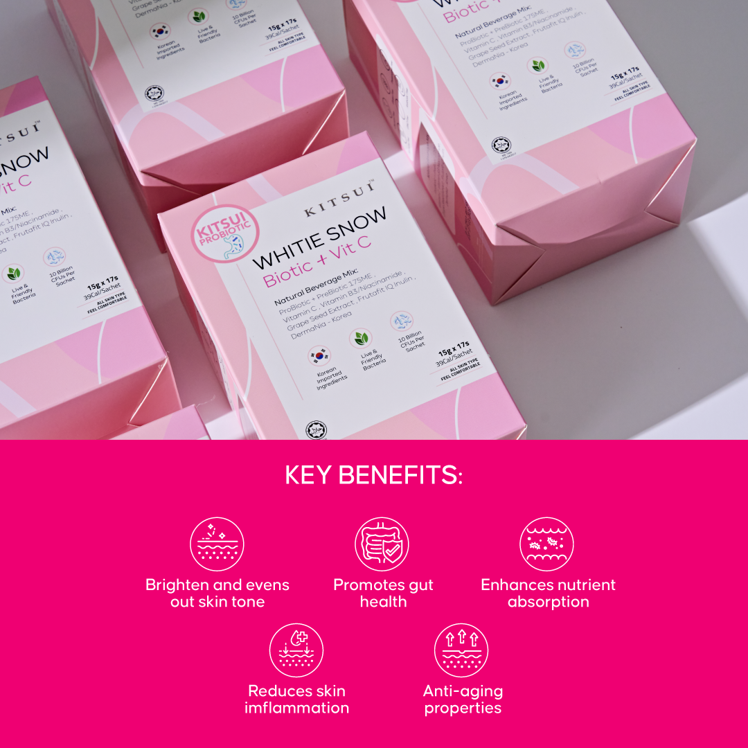 [BUY 3 GET 6] KITSUI Whitie Snow x3 [FREE 1x Whitie Snow + 1x Shaker ...