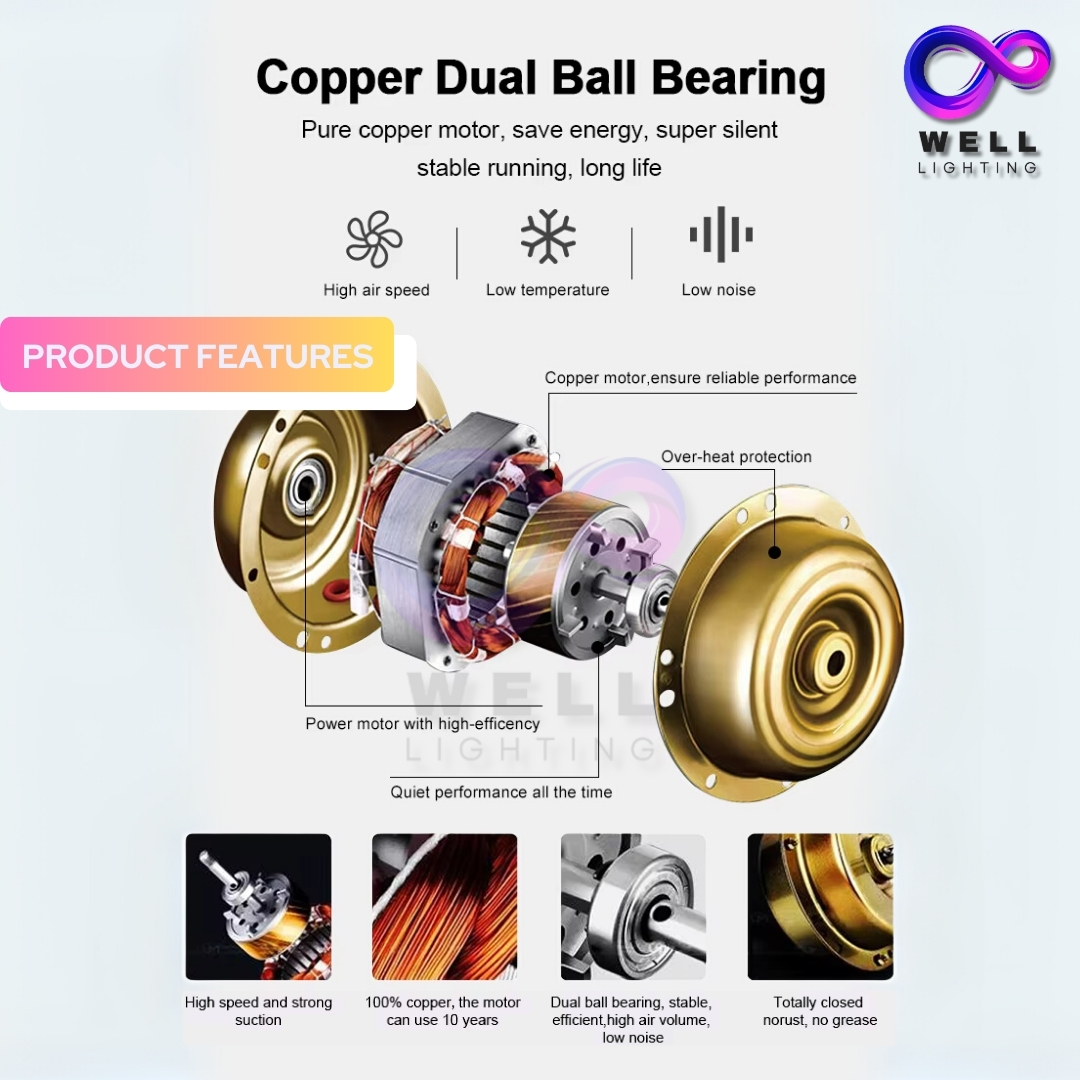 🔥SIRIM🔥Wall / Ceiling / Glass Exhaust Fan Kitchen 6" 8" 10" 12" Kipas ...