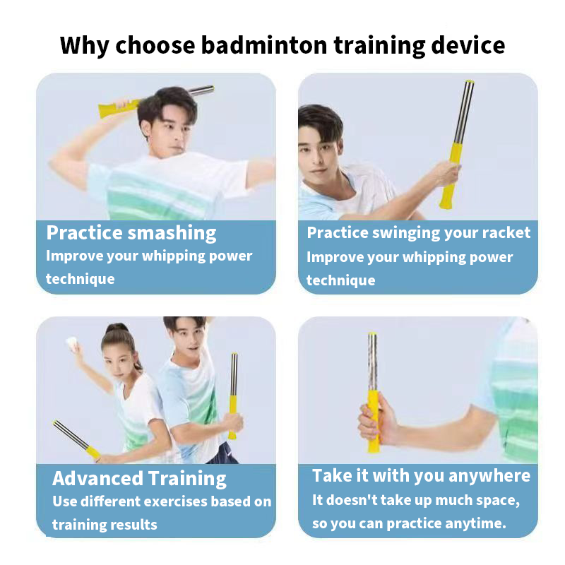 Strength Stick AuxiliaryTraining Badminton Whip Strength Training ...