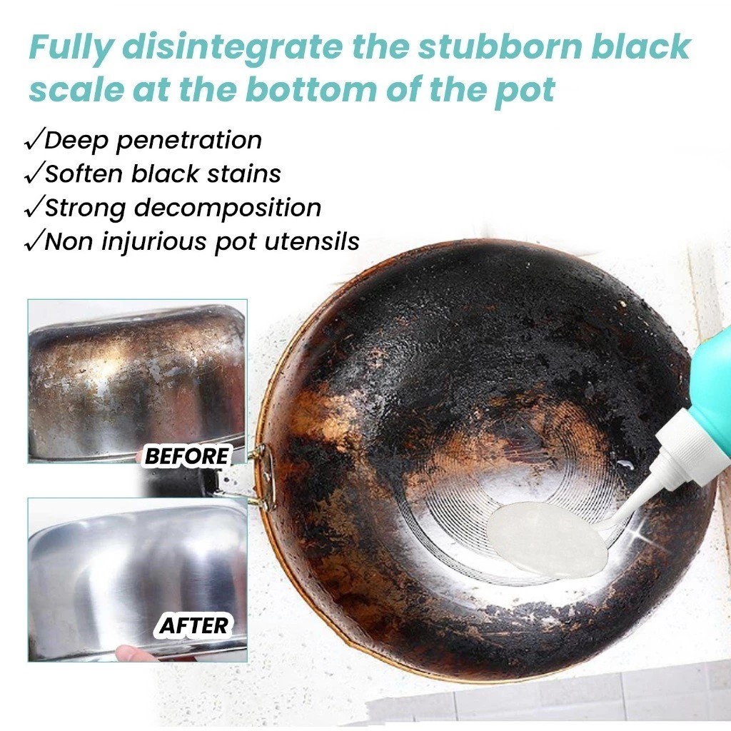 Pot Bottom Cleaner Of The Pot Black Scale Remover Odorless Cleaning Gel ...