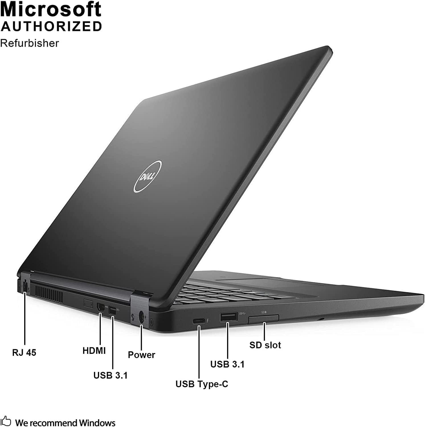Dell Latitude 5480 14 Inch Touch Screen, Core I7-6600U 2.6Ghz, 16Gb Ram ...