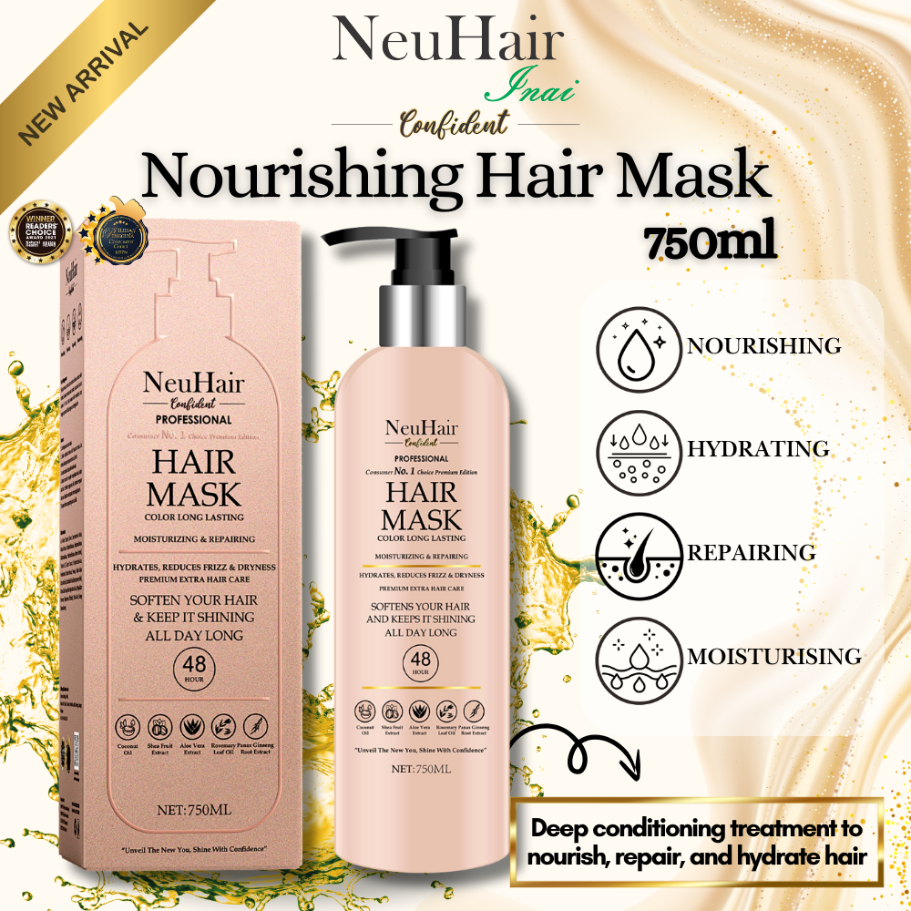 [COMBO PACKAGE] NEUHAIR HAIR COLOR 400ML + HAIR MASK 750ML | Lab Tested ...